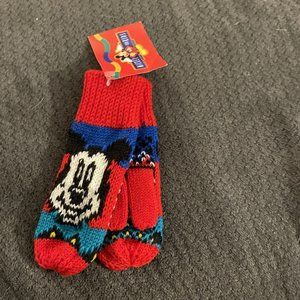 Disney | Accessories | Vintage New Disney Mickey Mouse Knit Mittens Oc9 ...